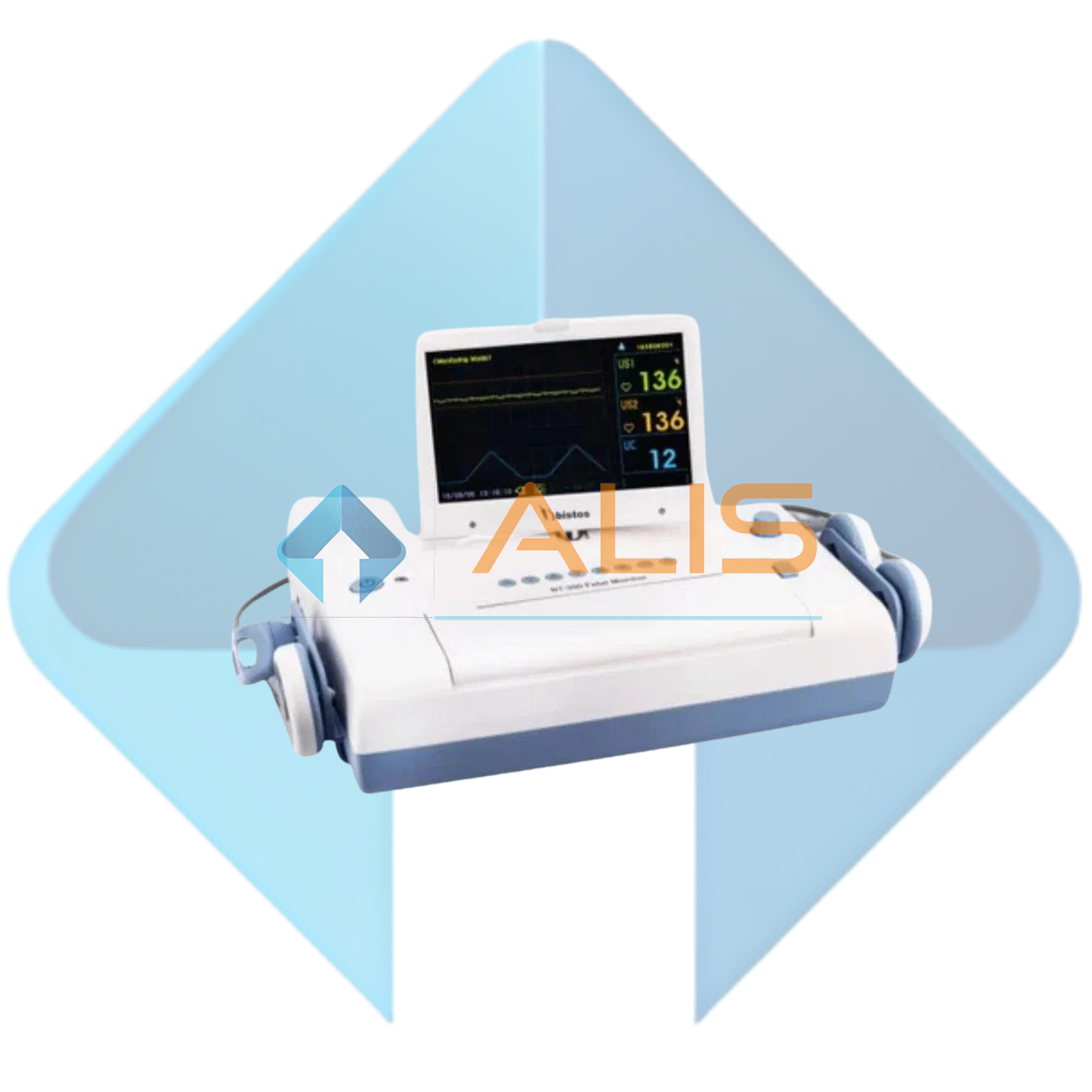 Bistos BT350 Fetal Monitor CTG Machine with 7 inch Screen LED Light So ...