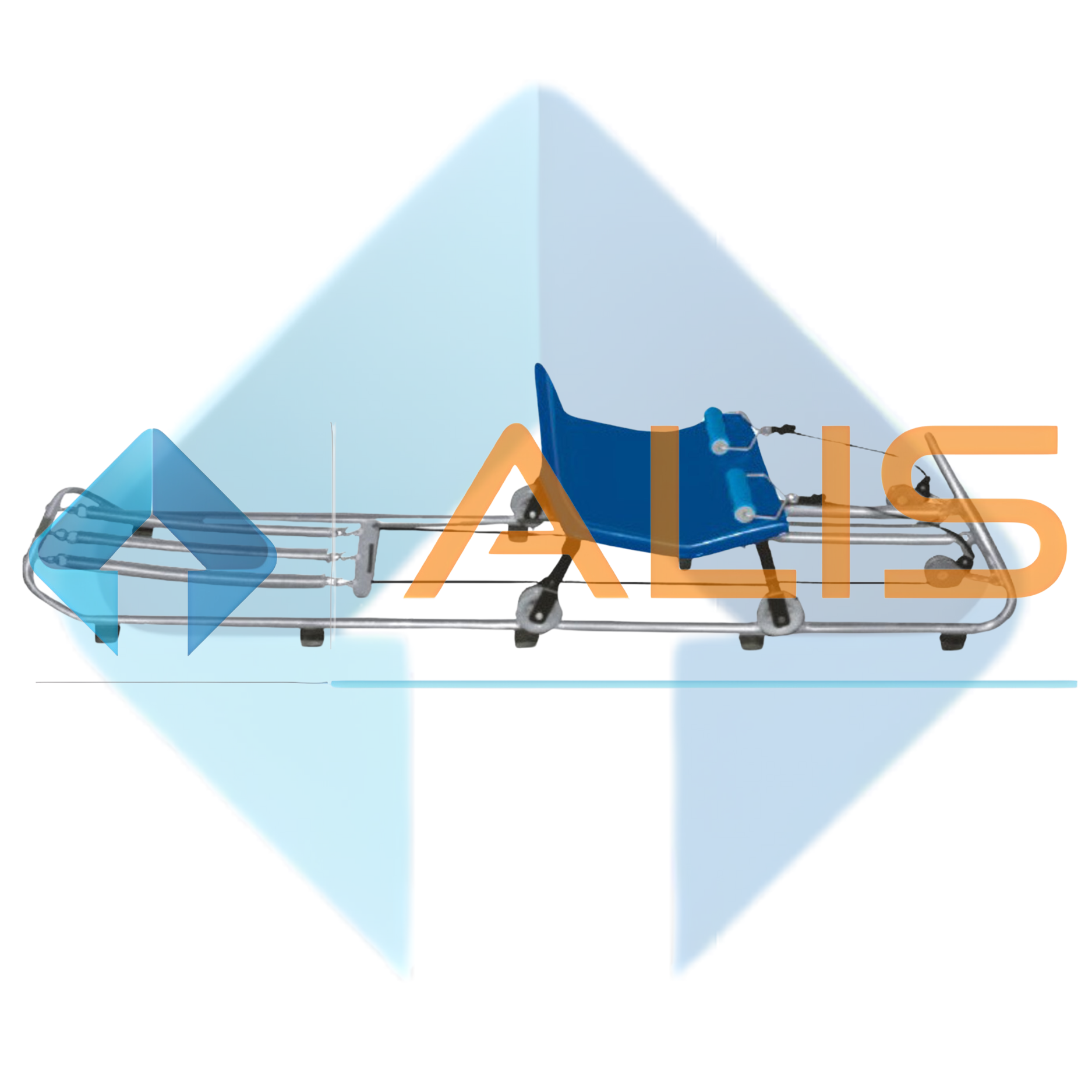 Physiotherapy Rowing Machine with Sliding Seat – Alis Professional