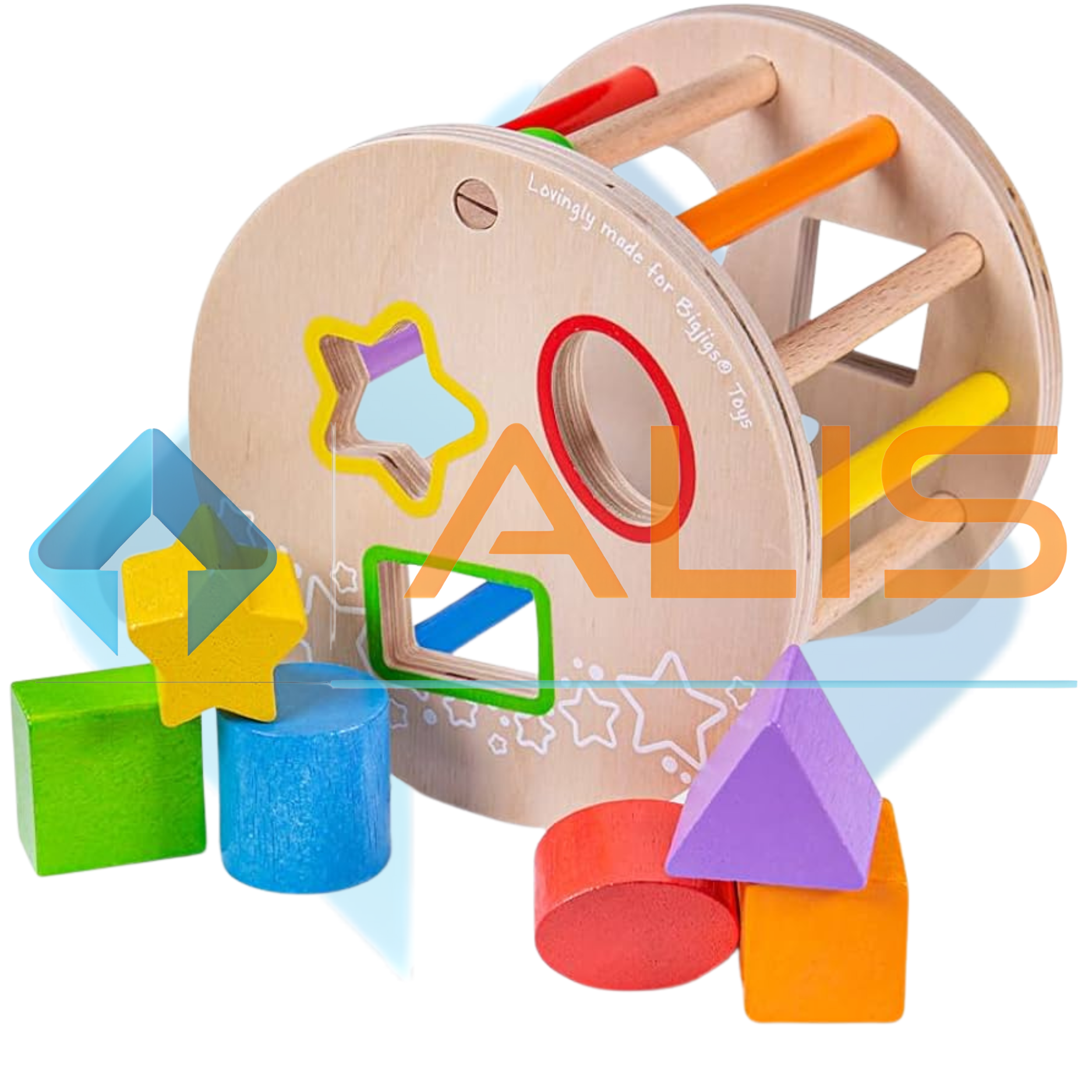 Rolling Shape Sorter Peg Board – Alis Professional