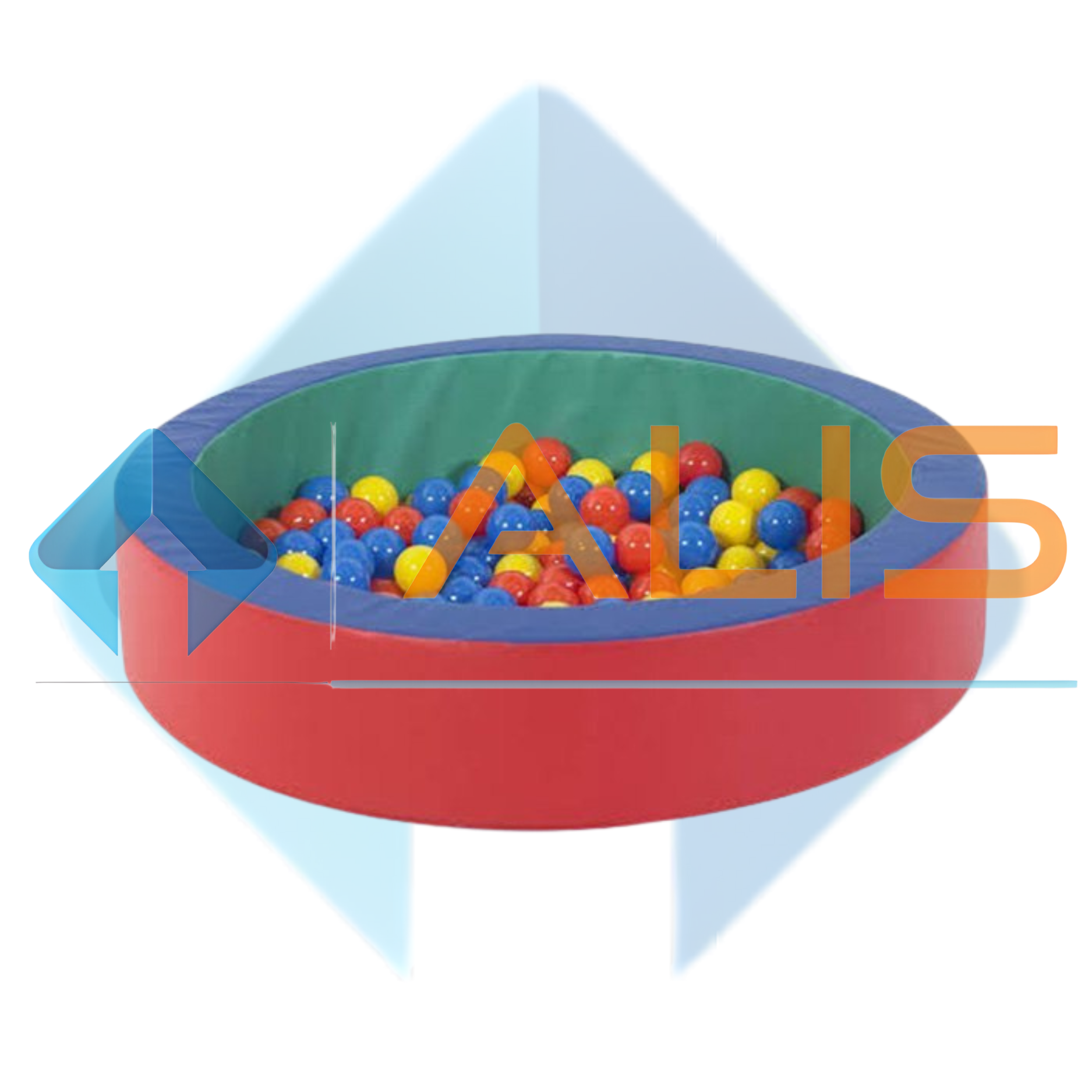 Round Ball Pool 36 inch Diameter, 15 inch Height with 150 Balls – Alis ...